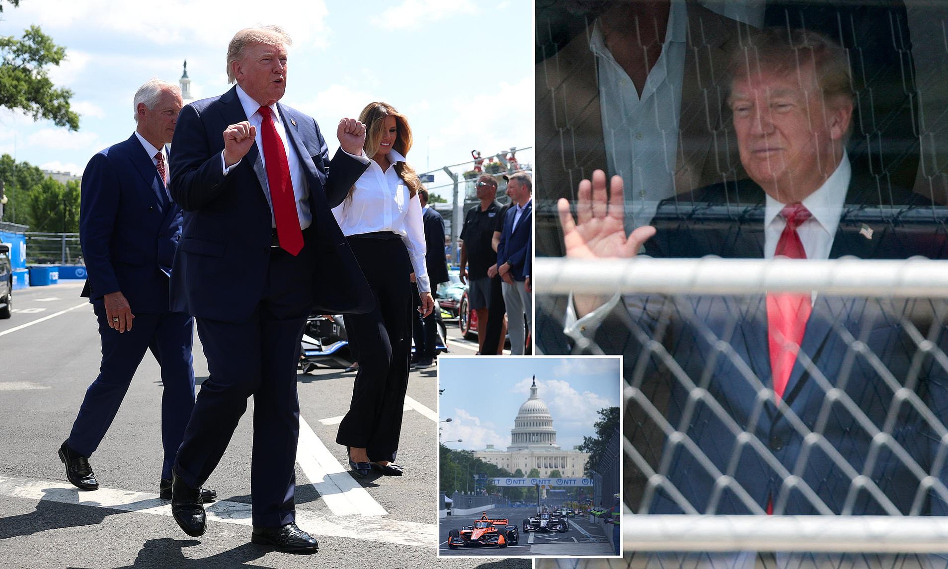Trump Takes Center Stage As He Performs Honorary Role At Historic