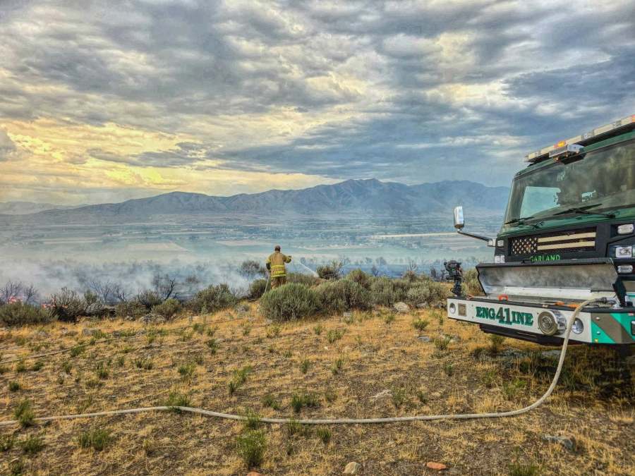 Harley Fire burning in Box Elder County reaches 100% containment