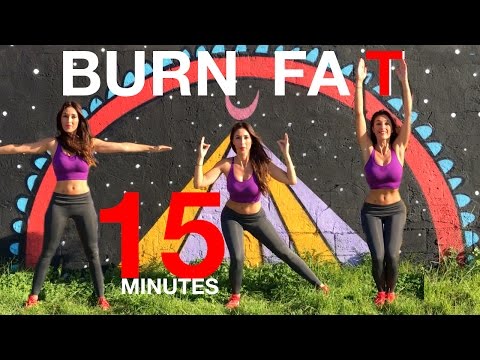 Lose arm and back fat | 15 minute workout routine to tone and lose weight