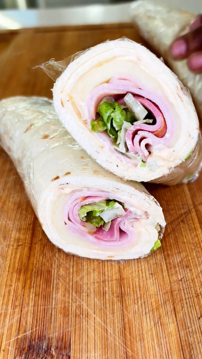 Easy turkey wraps for school lunch prep