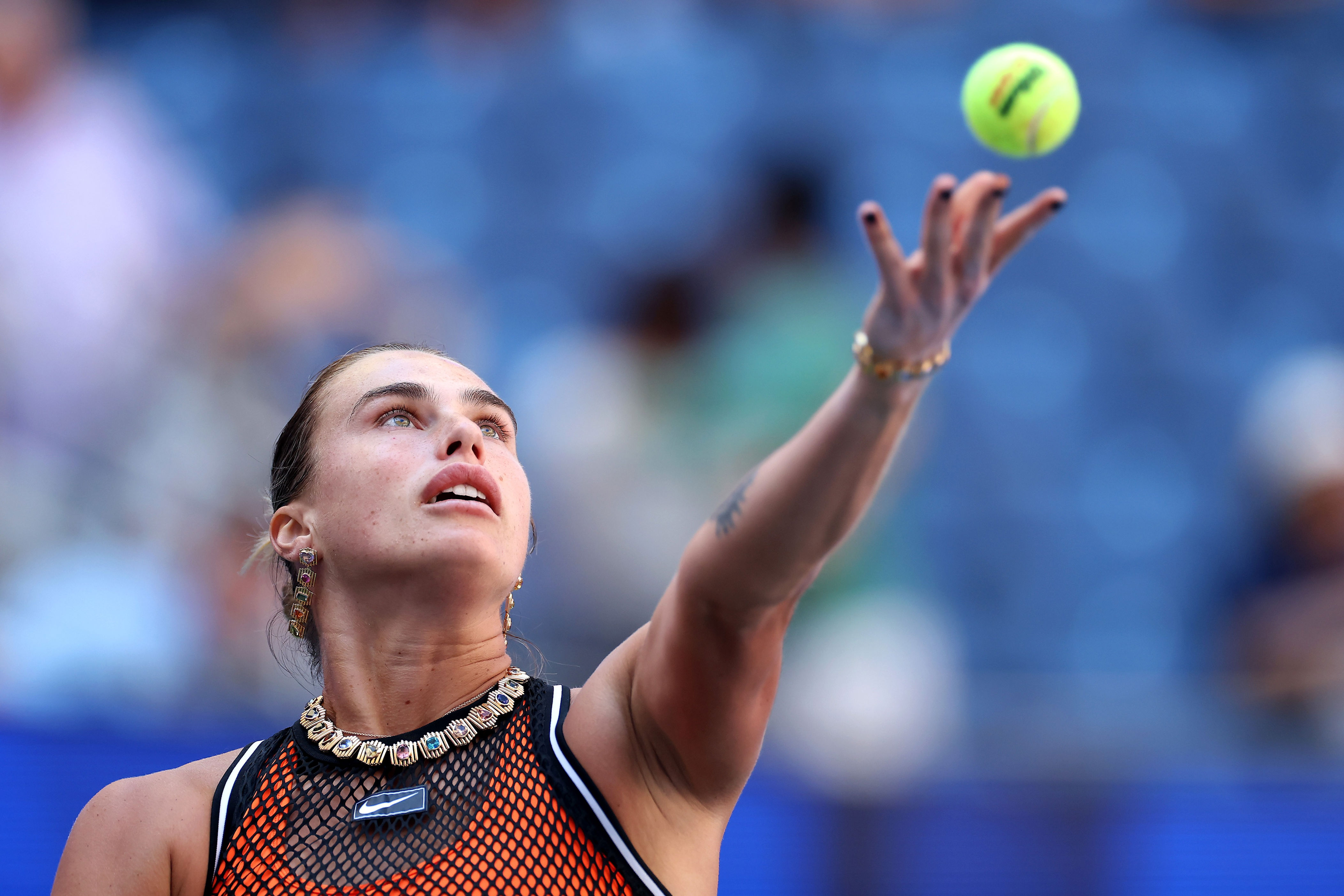 Aryna Sabalenka Pairs Sheer Dress With More Than 127 Carats Of Jewelry