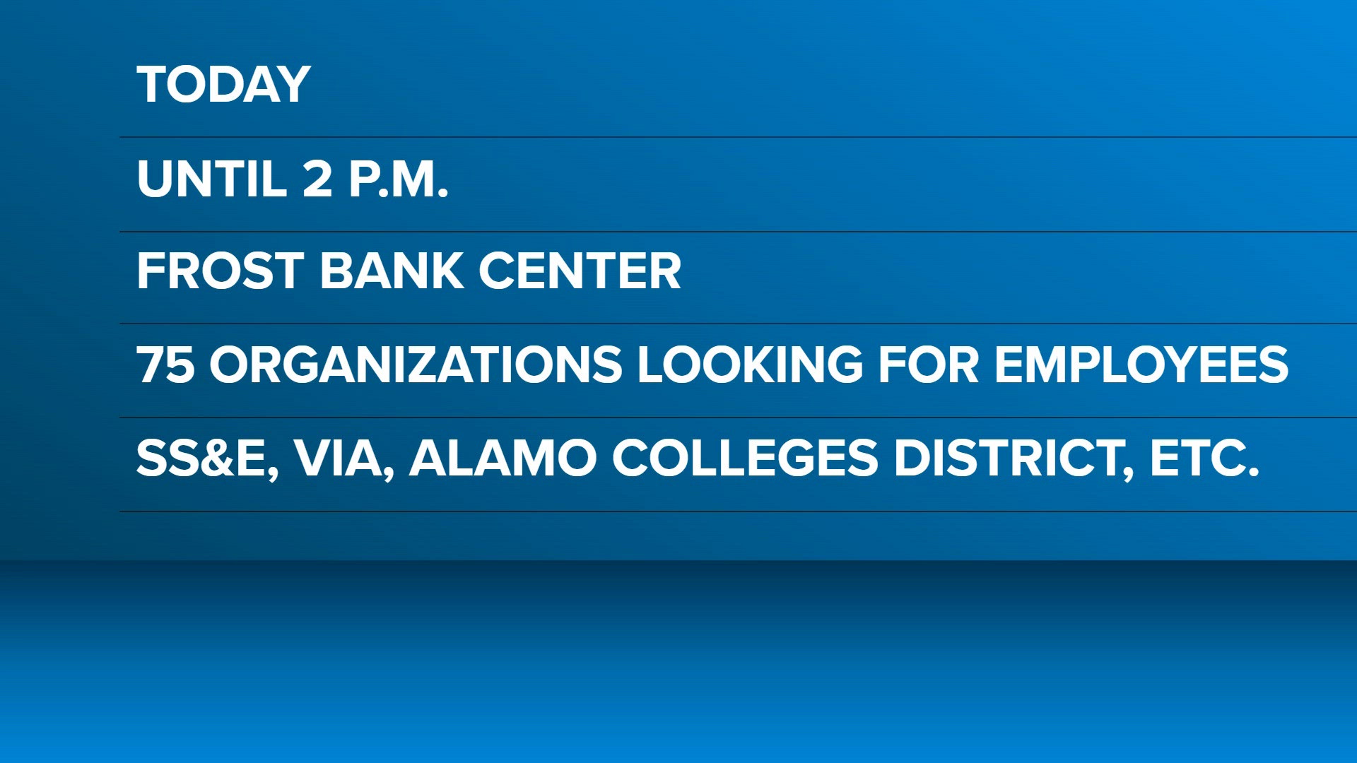 San Antonio's 'Ready to Work' program hosts big hiring event on Wednesday