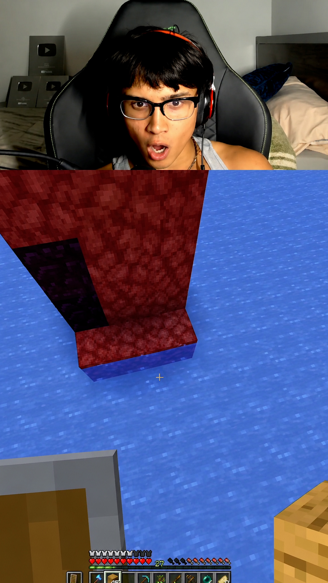 Minecraft water drop fall damage techniques