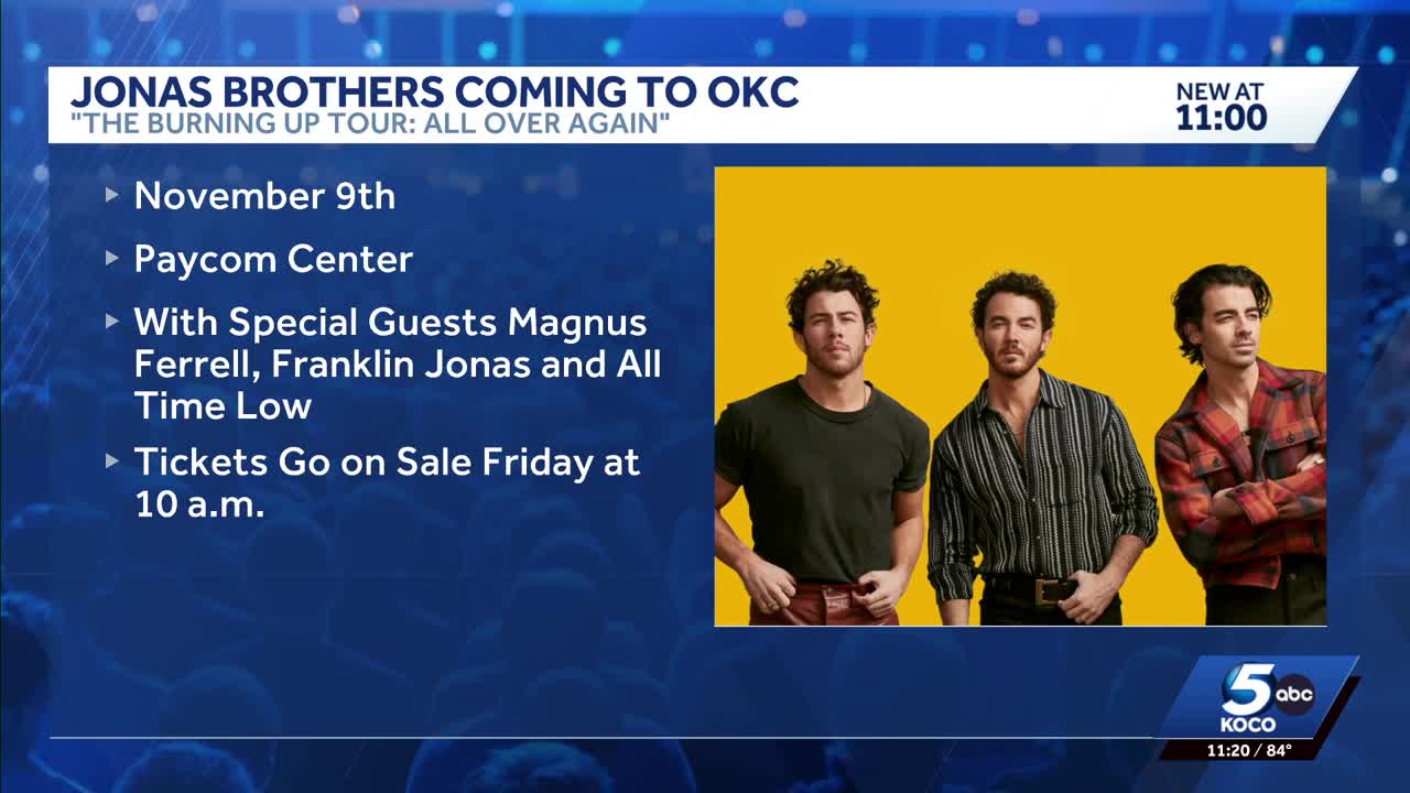 Jonas Brothers bringing "The Burning Up Tour: All Over Again" to ...