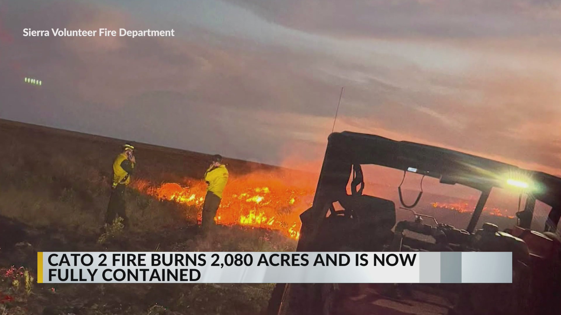 Cato 2 fire burned 2,080 acres in southeast New Mexico and is 100% ...