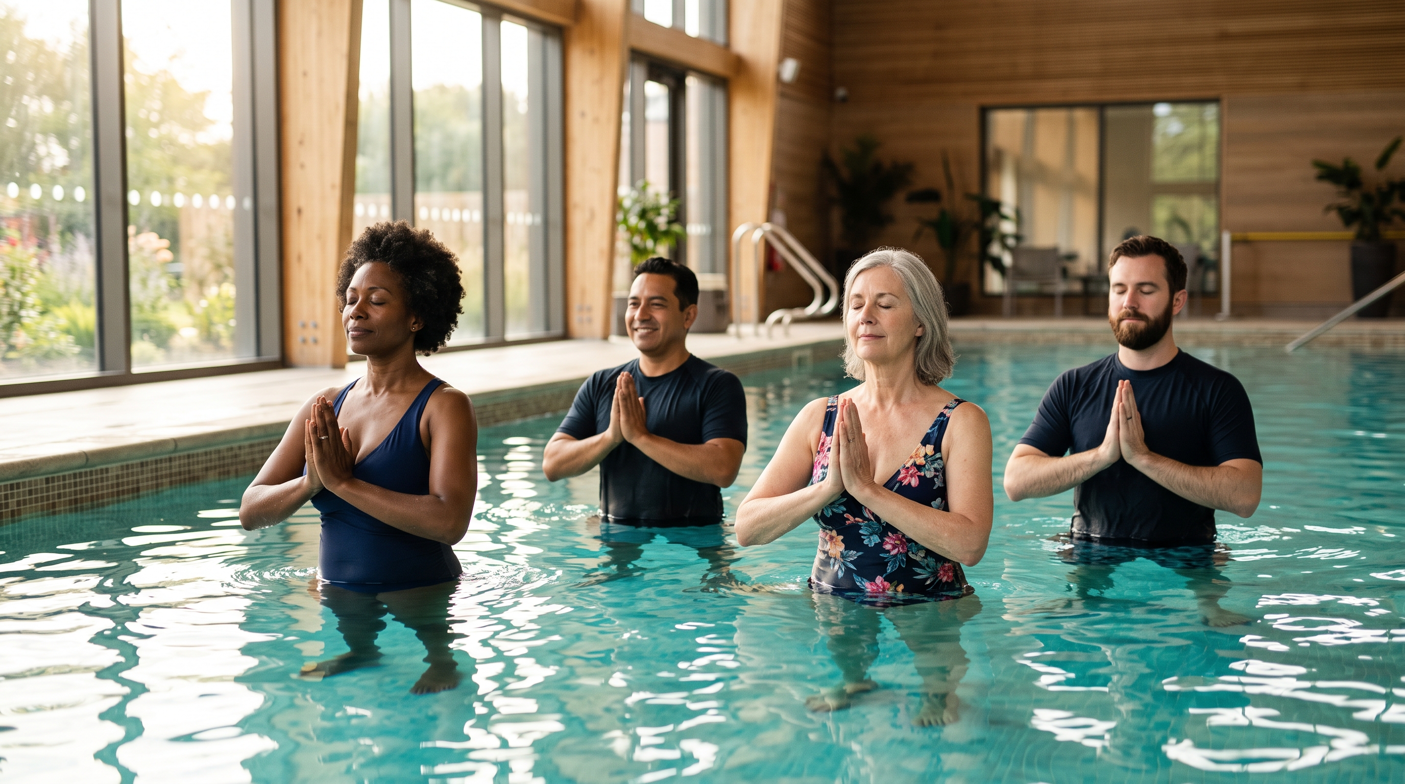 Older adults with arthritis are trading the yoga mat for chest-deep ...