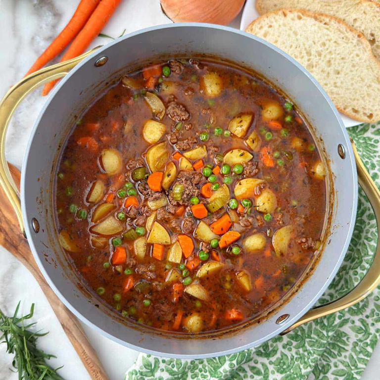 Easy hamburger stew recipe