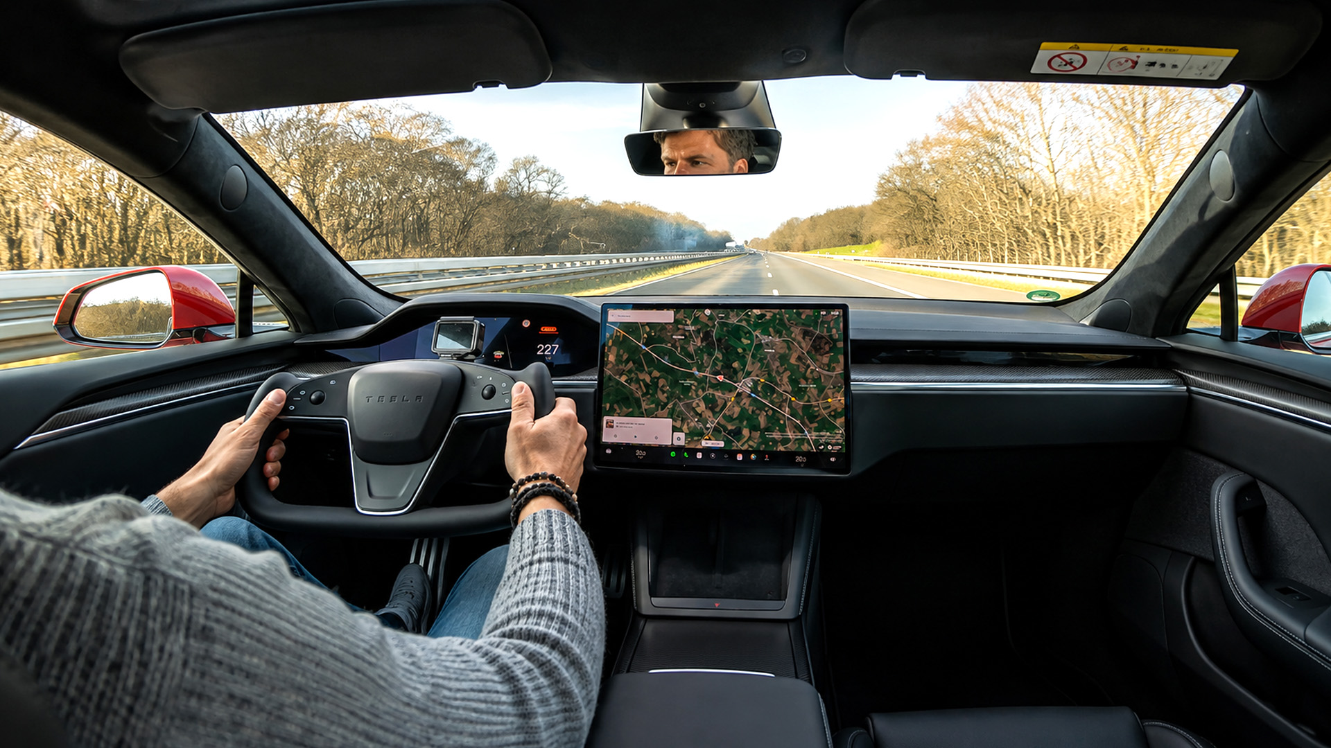 Hoe hard gaat de Tesla Model S Plaid op de Autobahn?