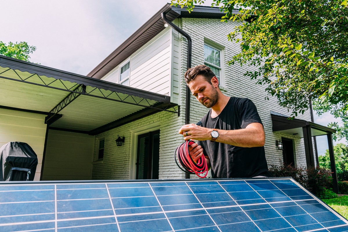 Voices: These new solar panels don’t need a roof, scaffolding or installers