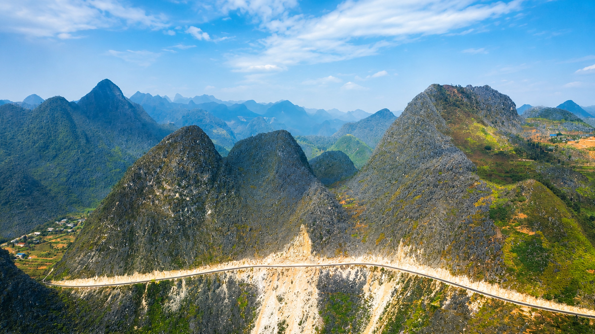 How do people travel through mountains like these?
