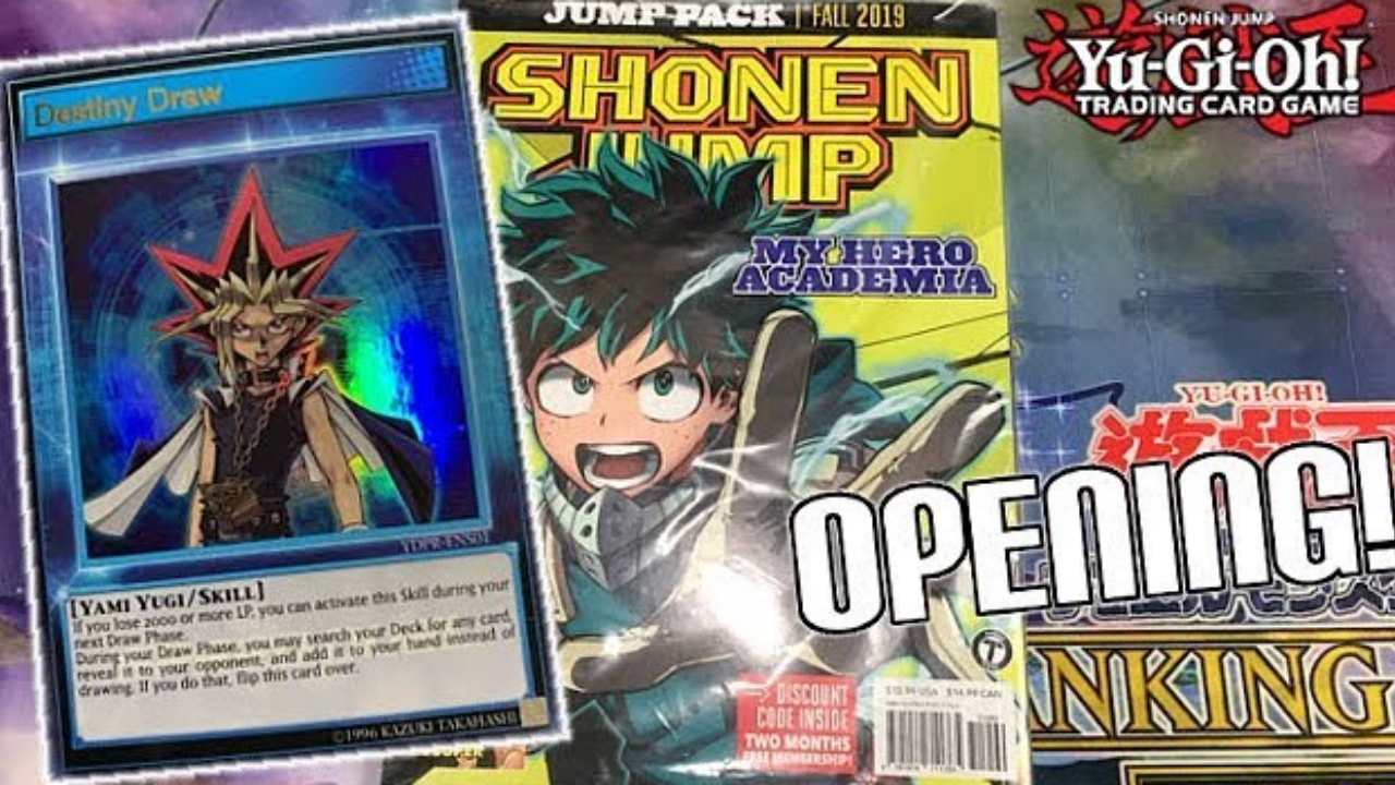 Shonen Jump pack opening with rare promos and surprising pulls