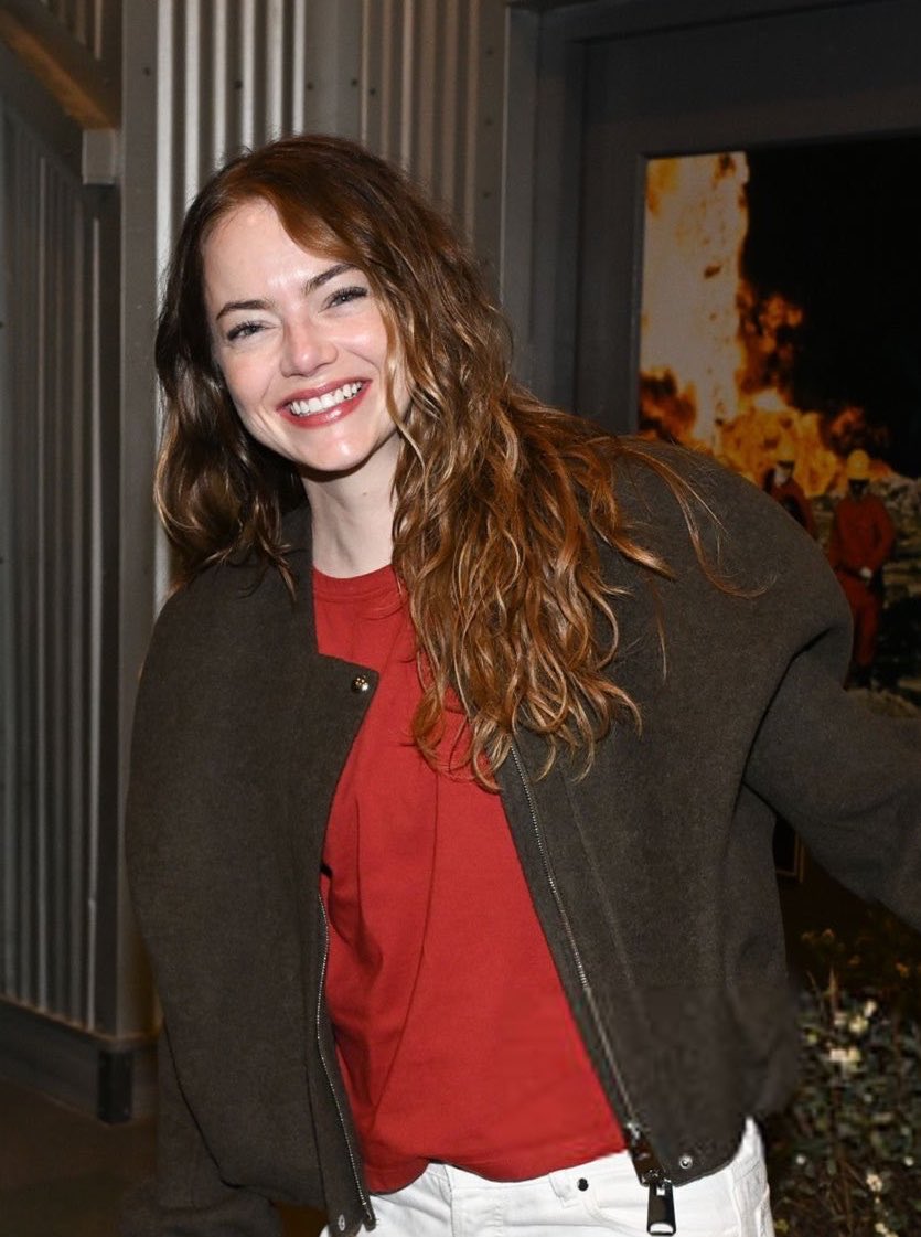 Emma Stone just debuted her longest, curliest hair in five years