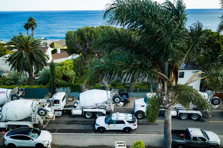 Driveway Of Coastal Mansion Owned By Nicolas Cage Collapses