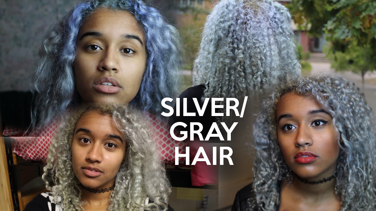 Silver gray hair color transformation guide