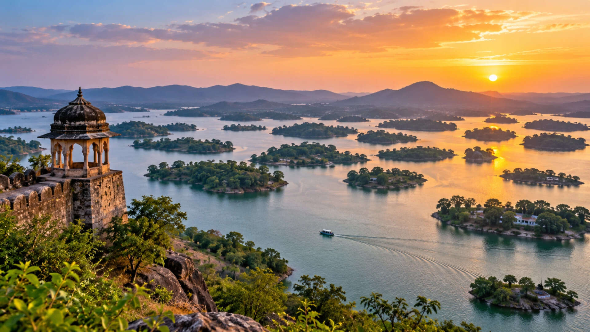 Why Banswara is called the city of a hundred islands in Rajasthan