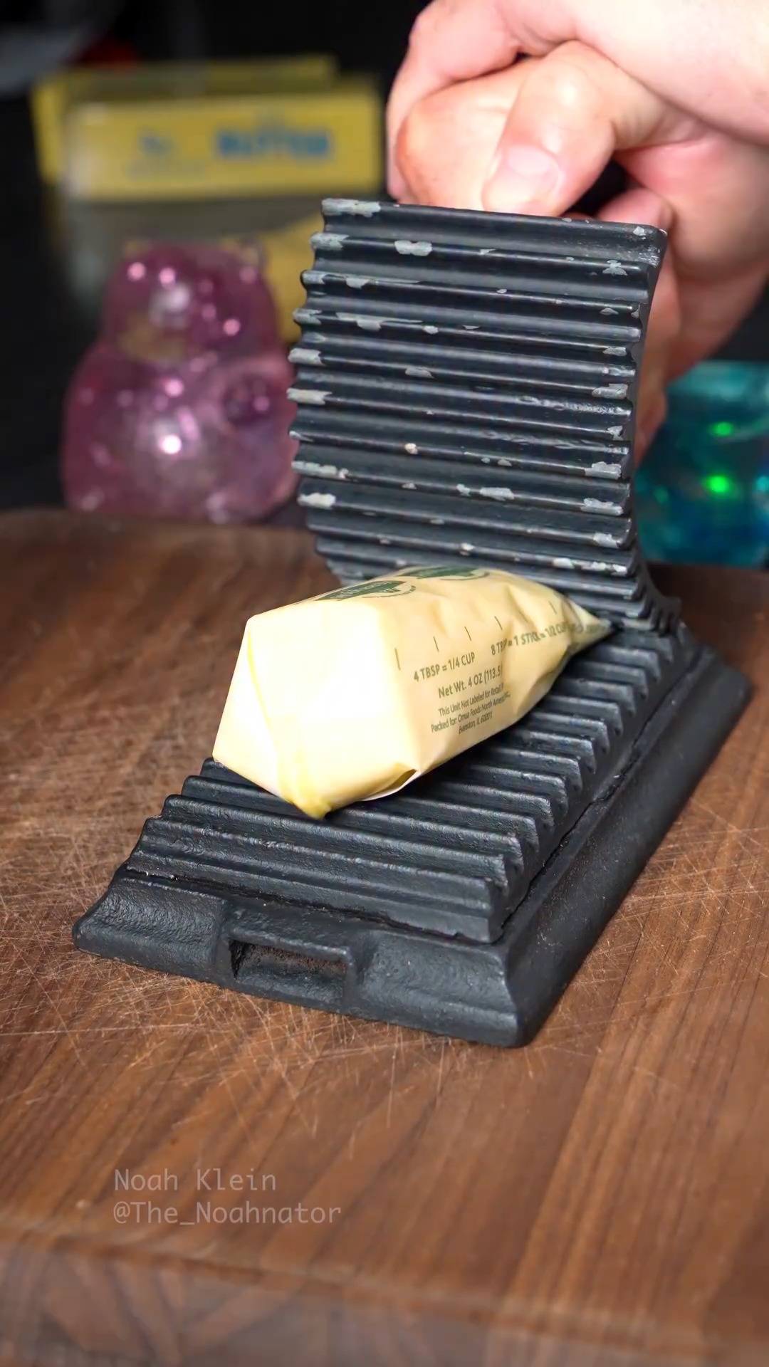 Irish butter vs. hand press