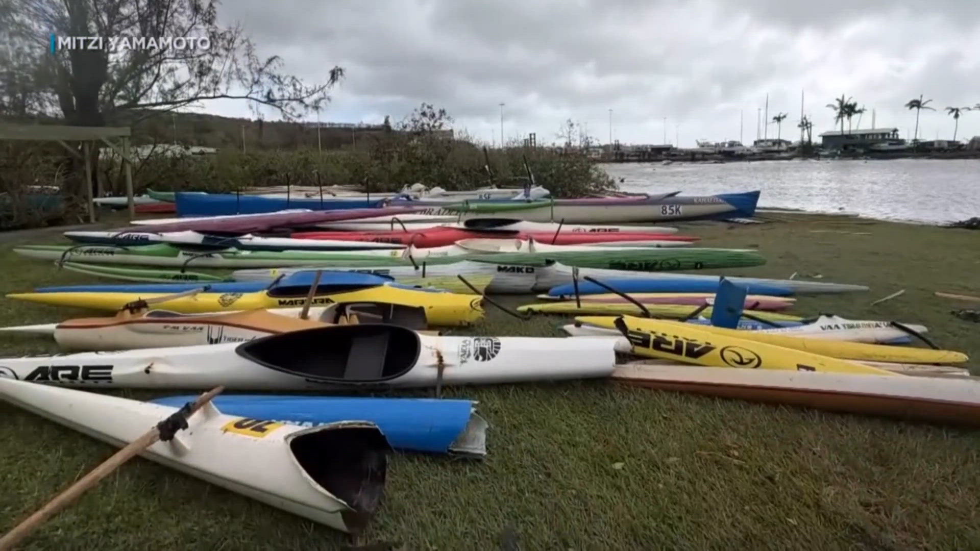 Hurricane Lowell devastates canoe club in Hawaii