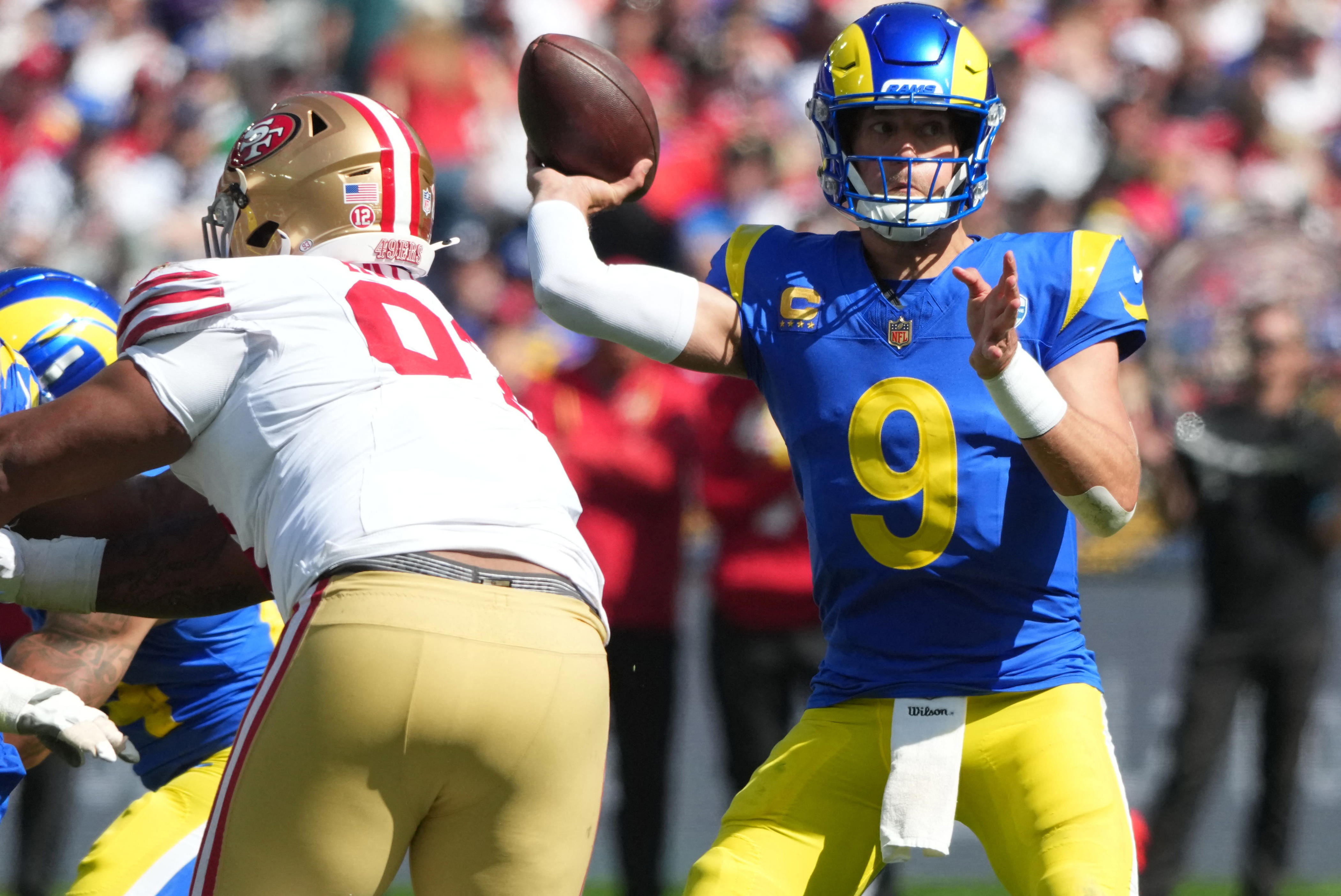 Matthew Stafford looks rusty in blowout loss