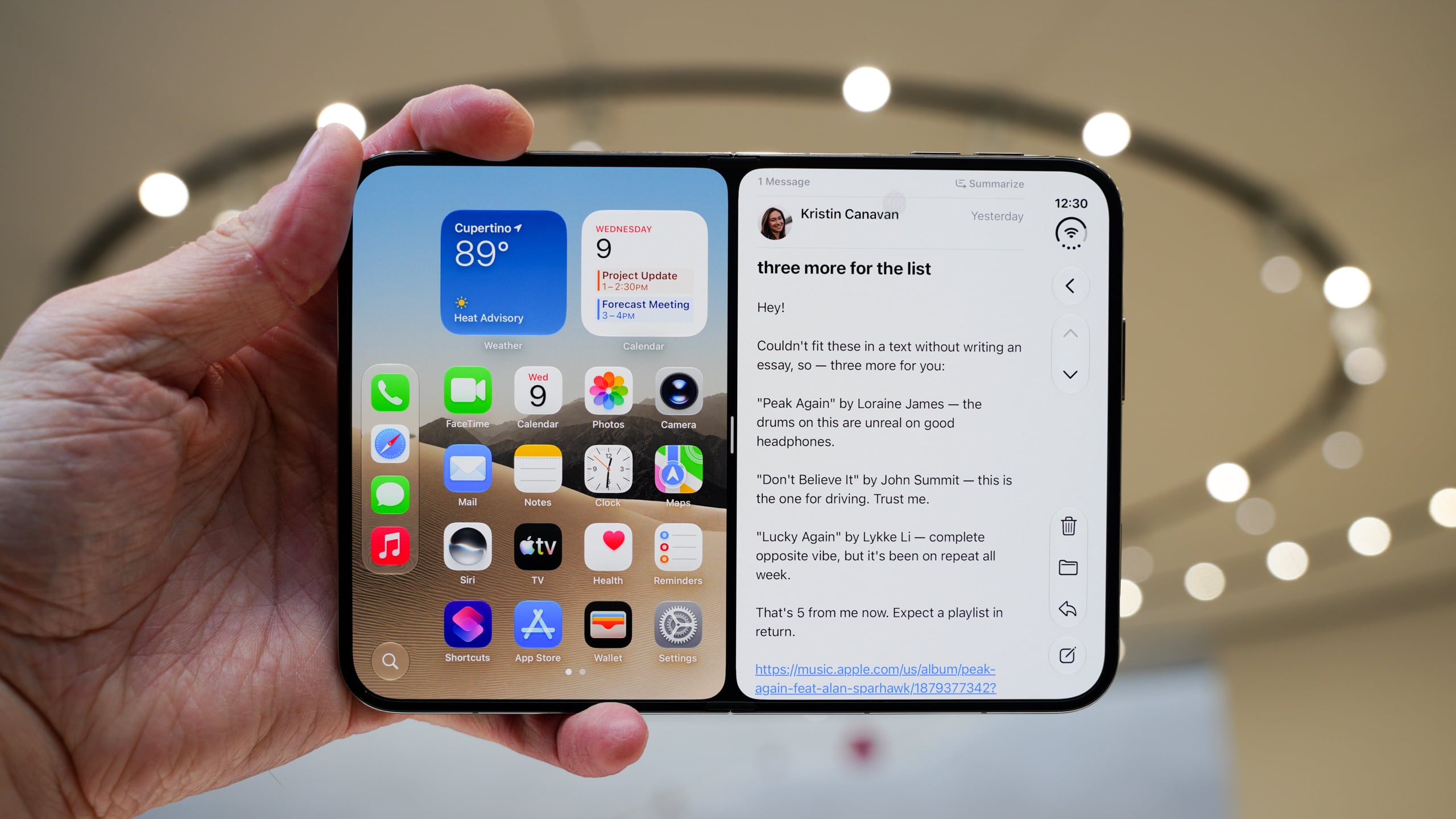 Hands on with Apple's first foldable phone: The iPhone Duo redefines ...