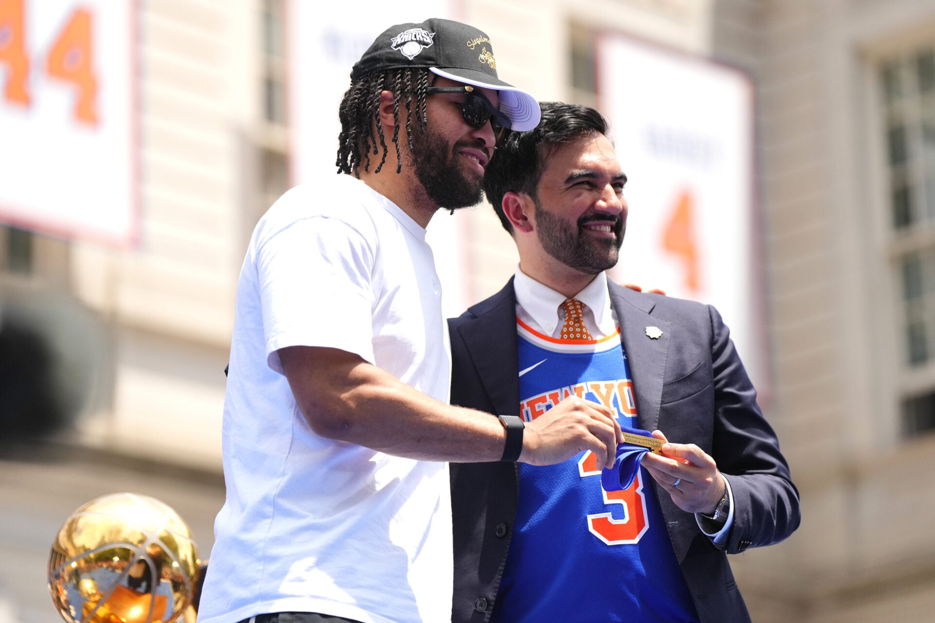 Zohran Mamdani reiterates Jalen Brunson as the king of NYC during ...