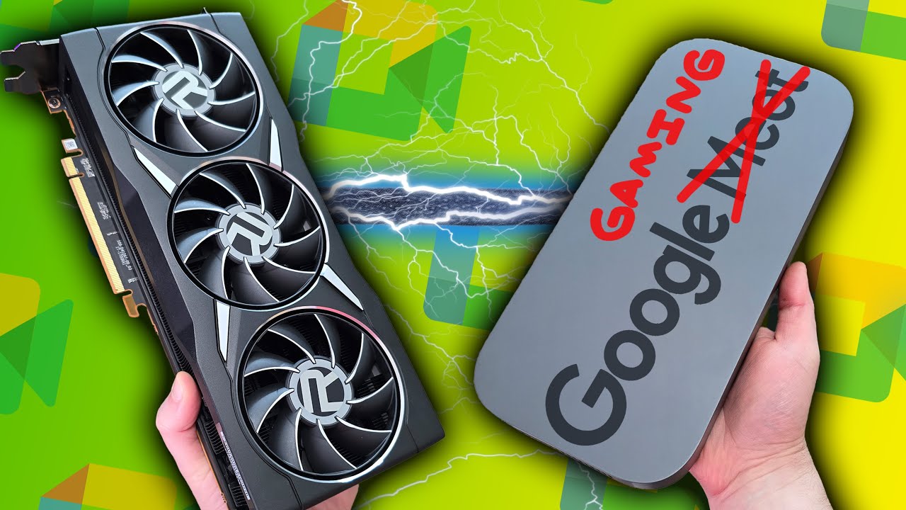 Gaming with a fat GPU on the Google Meet video conference computer