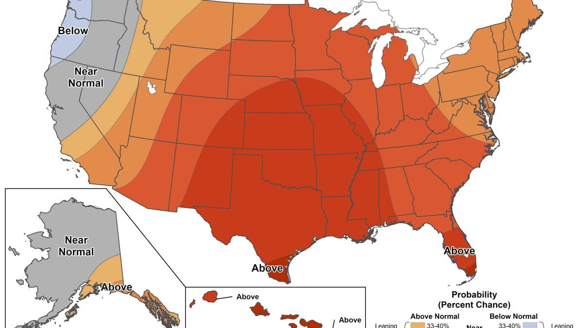 Map shows states bracing for 110°F heat after Labor Day, NOAA warns