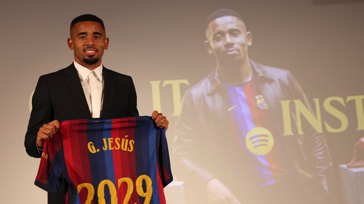 Barcelona completes deadline day signing of Gabriel Jesus from Arsenal