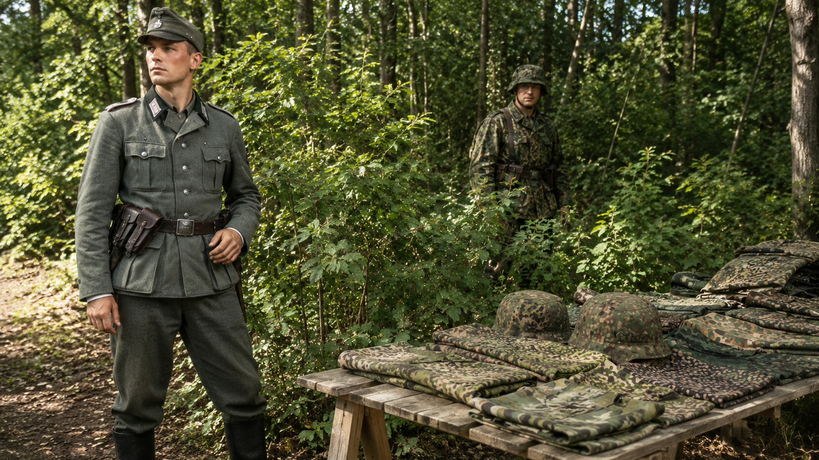 The Waffen-SS wanted soldiers who could disappear. Their camouflage was ...