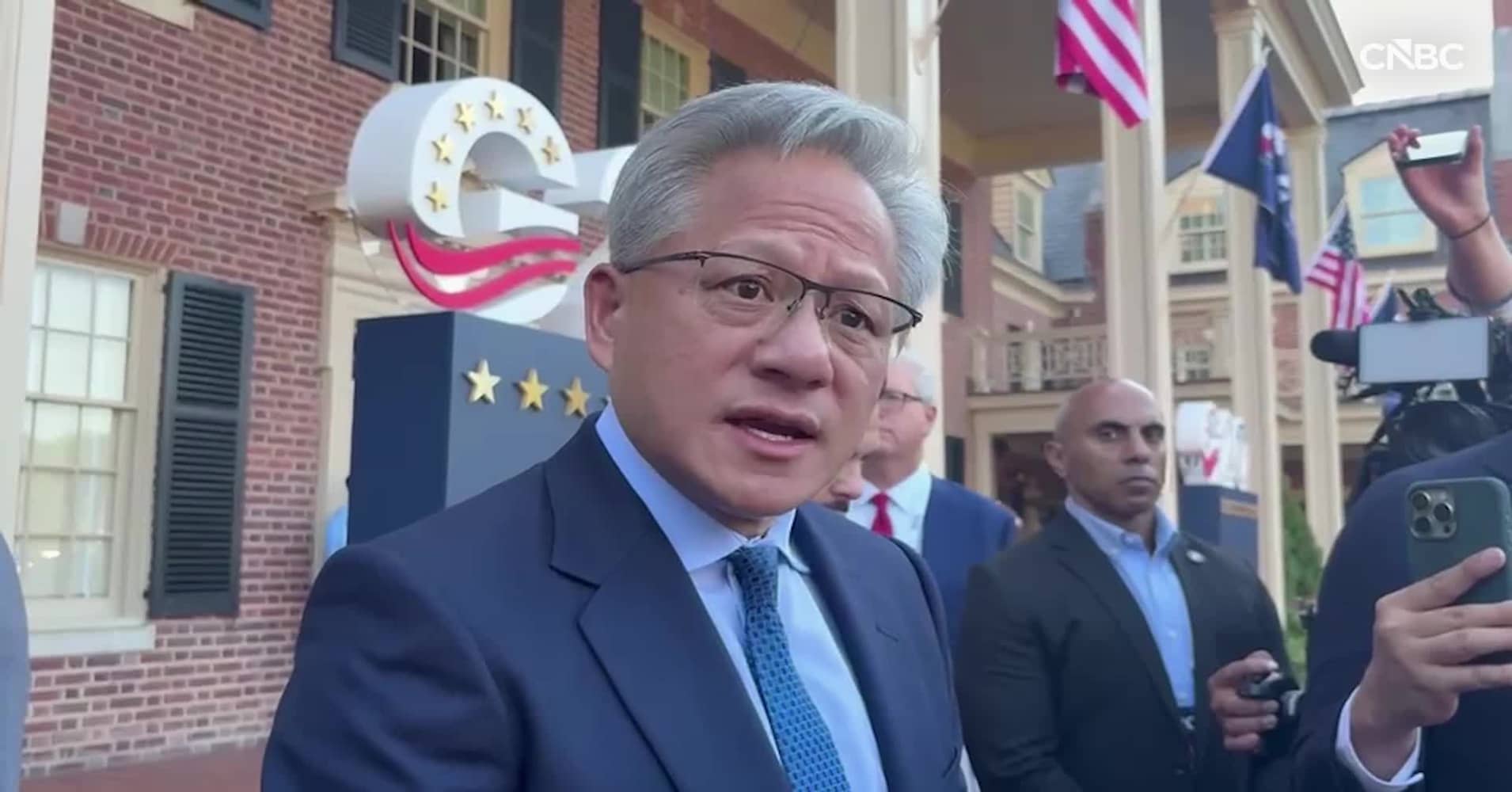 Nvidia CEO Jensen Huang to CNBC: 'We're at the beginning of an ...