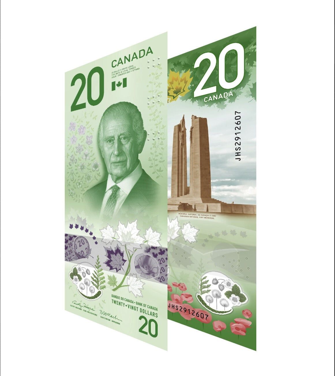Bank of Canada unveils the new $20 bill design