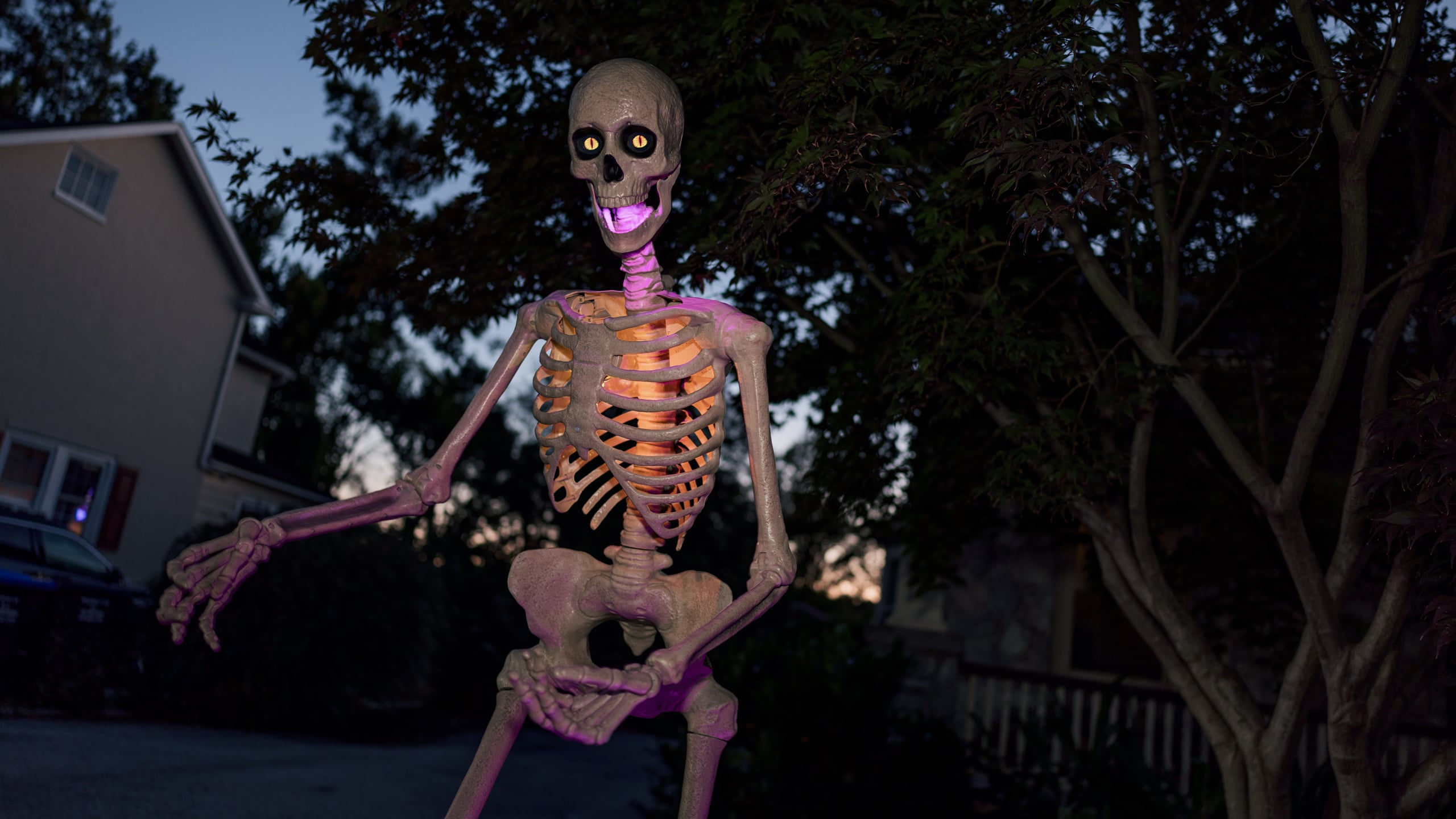 Forget the candy: This 12-foot app-controlled skeleton earned me the ...