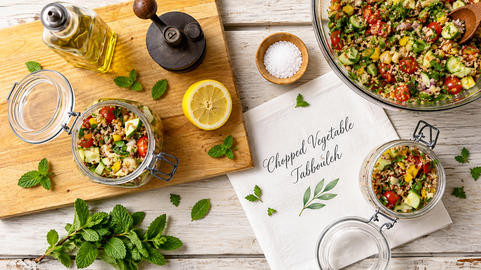The secret to making crunchy vegetable tabbouleh that never turns soggy