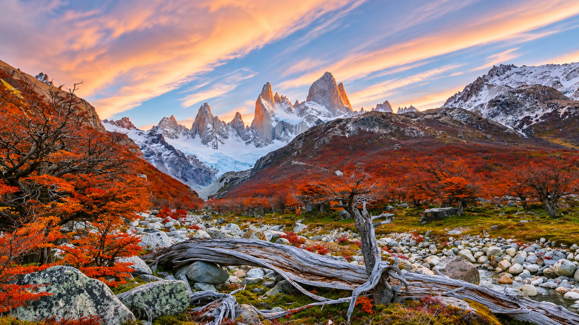 How does a forest survive beside this glacier?