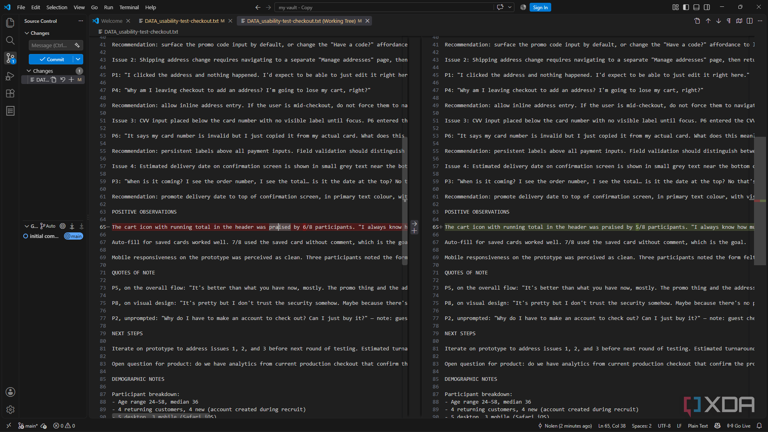 VS Code is the best writing app I've used, and I've not written a line ...