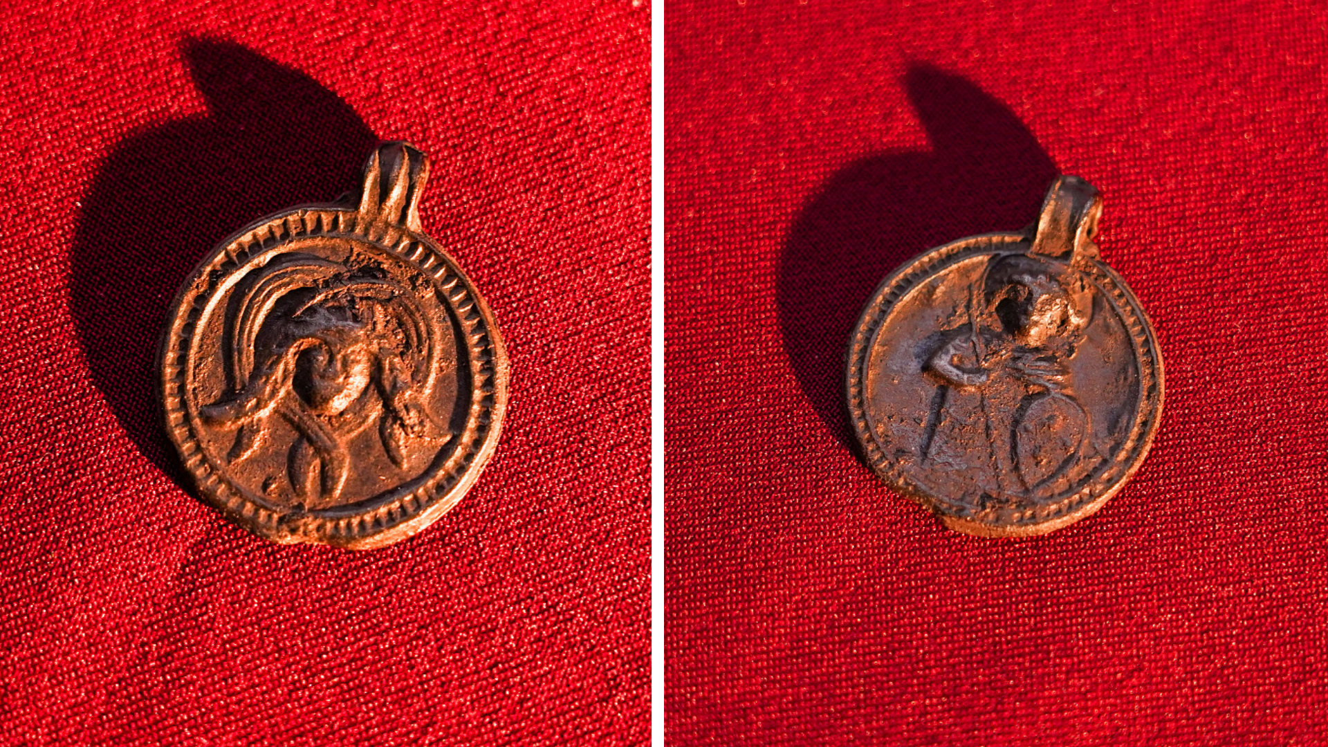 1,000-year-old 'snake amulet' featuring a Christian saint and 'Medusa ...