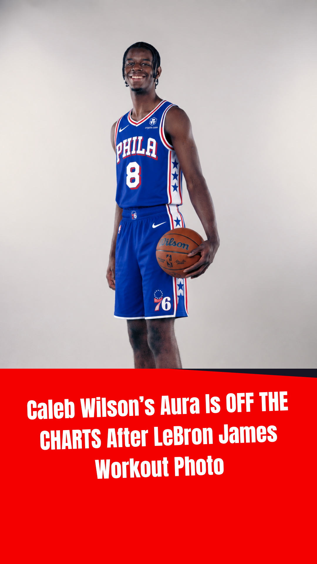 Caleb Wilson’s aura is off the charts after LeBron James workout photo