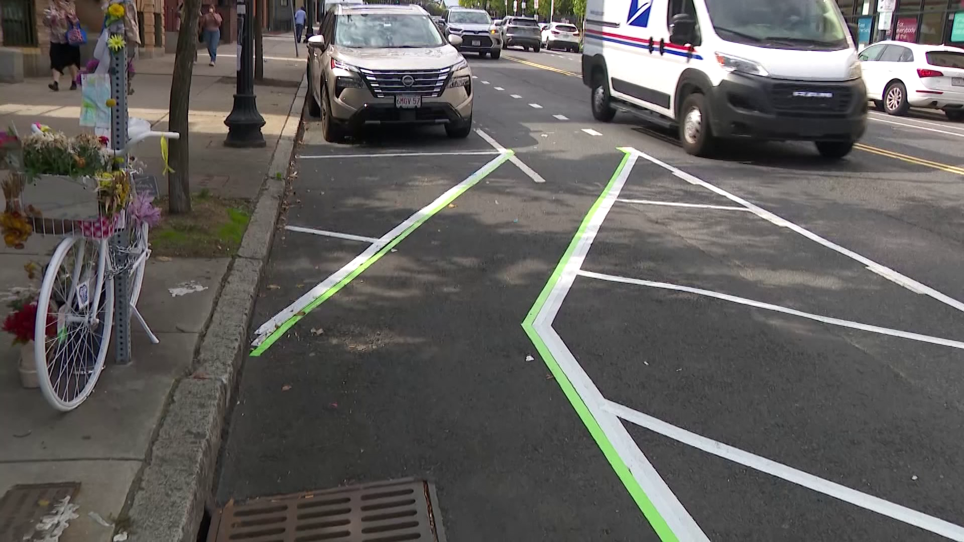Officials to remove unauthorized bike lane changes in Boston