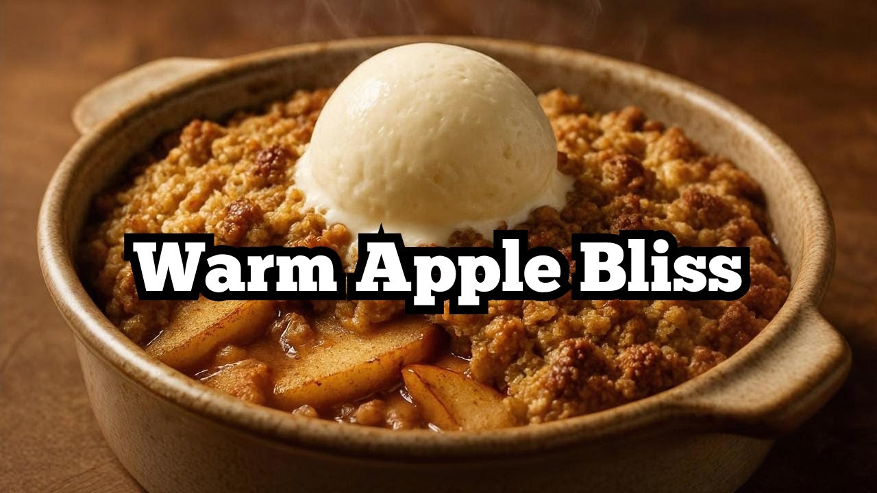 Easy apple cobbler recipe with cake mix and caramelized apple filling