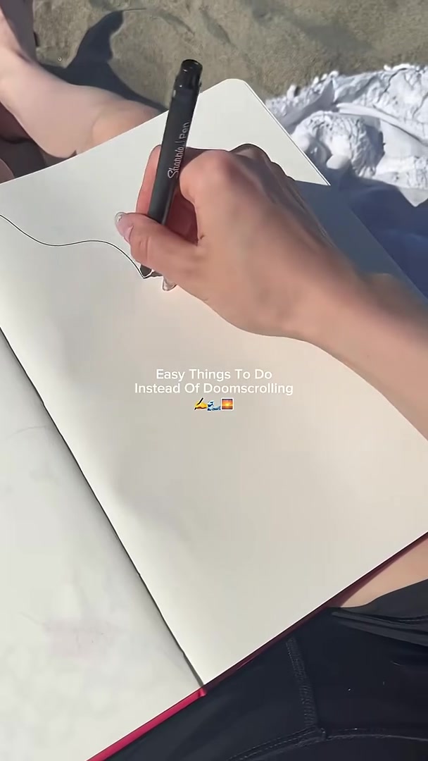 Easy things to do instead of doomscrolling 🧘‍♀️ relaxing doodle art