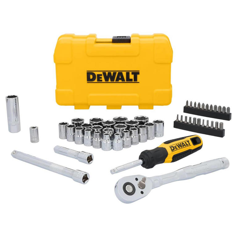 DeWalt makes a $40 40-piece ratchet set complete with 22 of the most ...