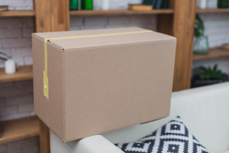 A cardboard box is mostly air, and the wavy layer hidden inside it is a ...