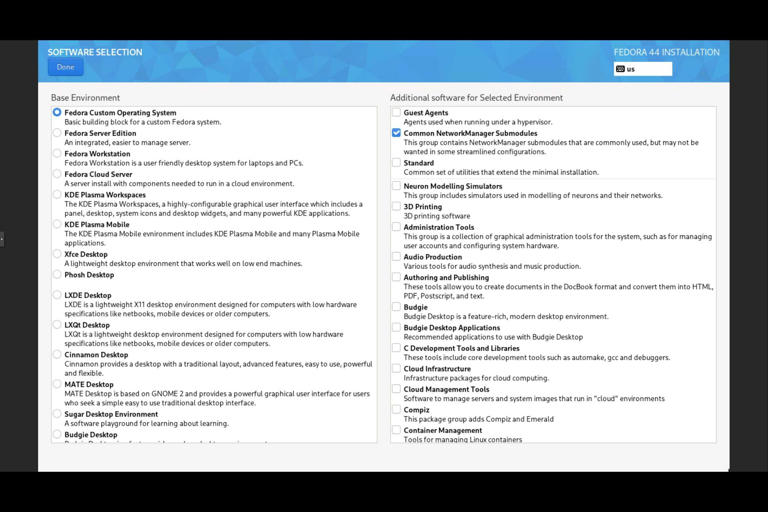 I tried Fedora Everything, now I have a Linux desktop without any bloat