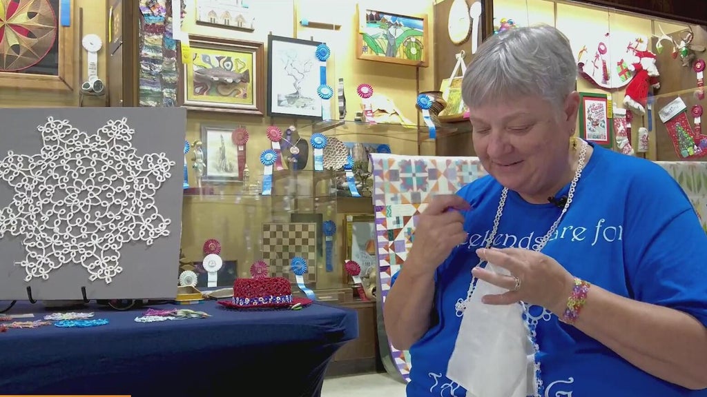 Blind artist shares inspiration behind her craft as she earns third ...
