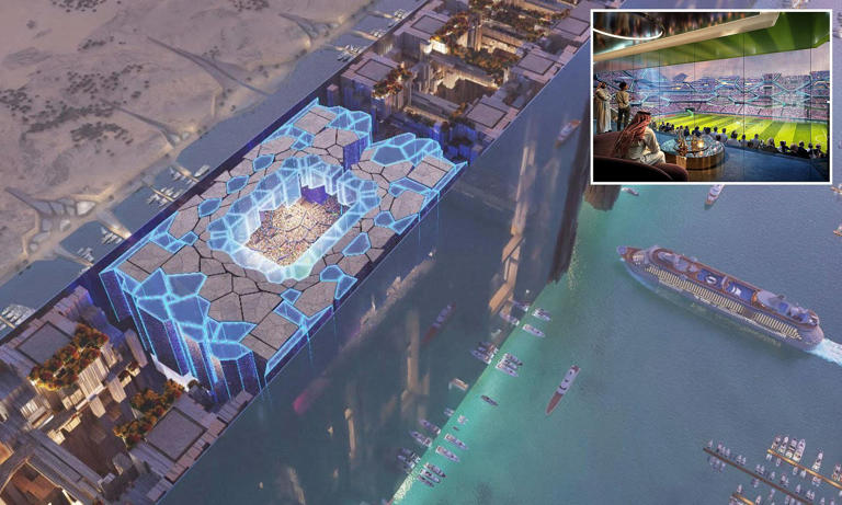 Saudi Arabia to ABANDON their £2BILLION one-of-a-kind World Cup stadium ...