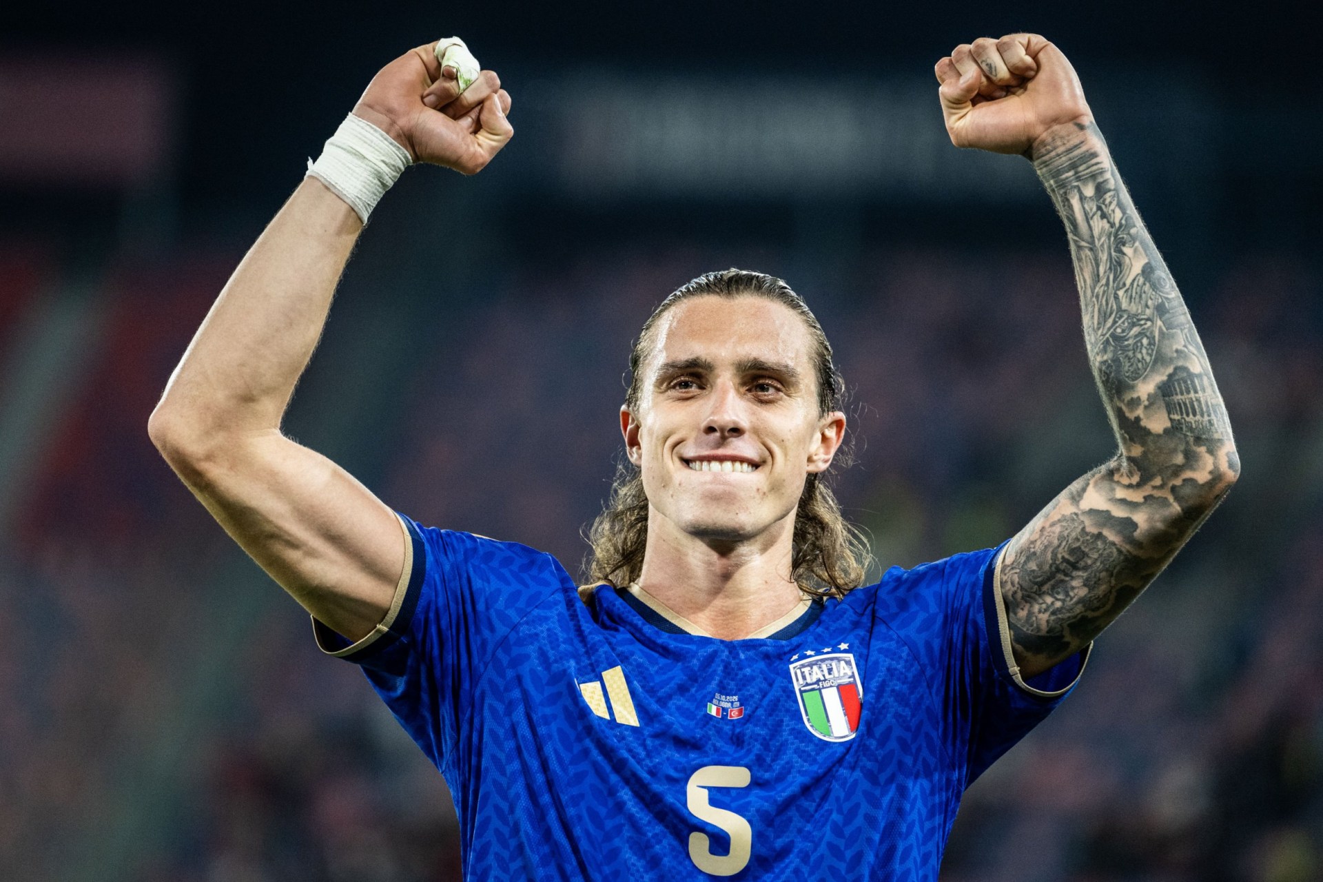 Arsenal’s Riccardo Calafiori credits Italy legend after 'emotional ...