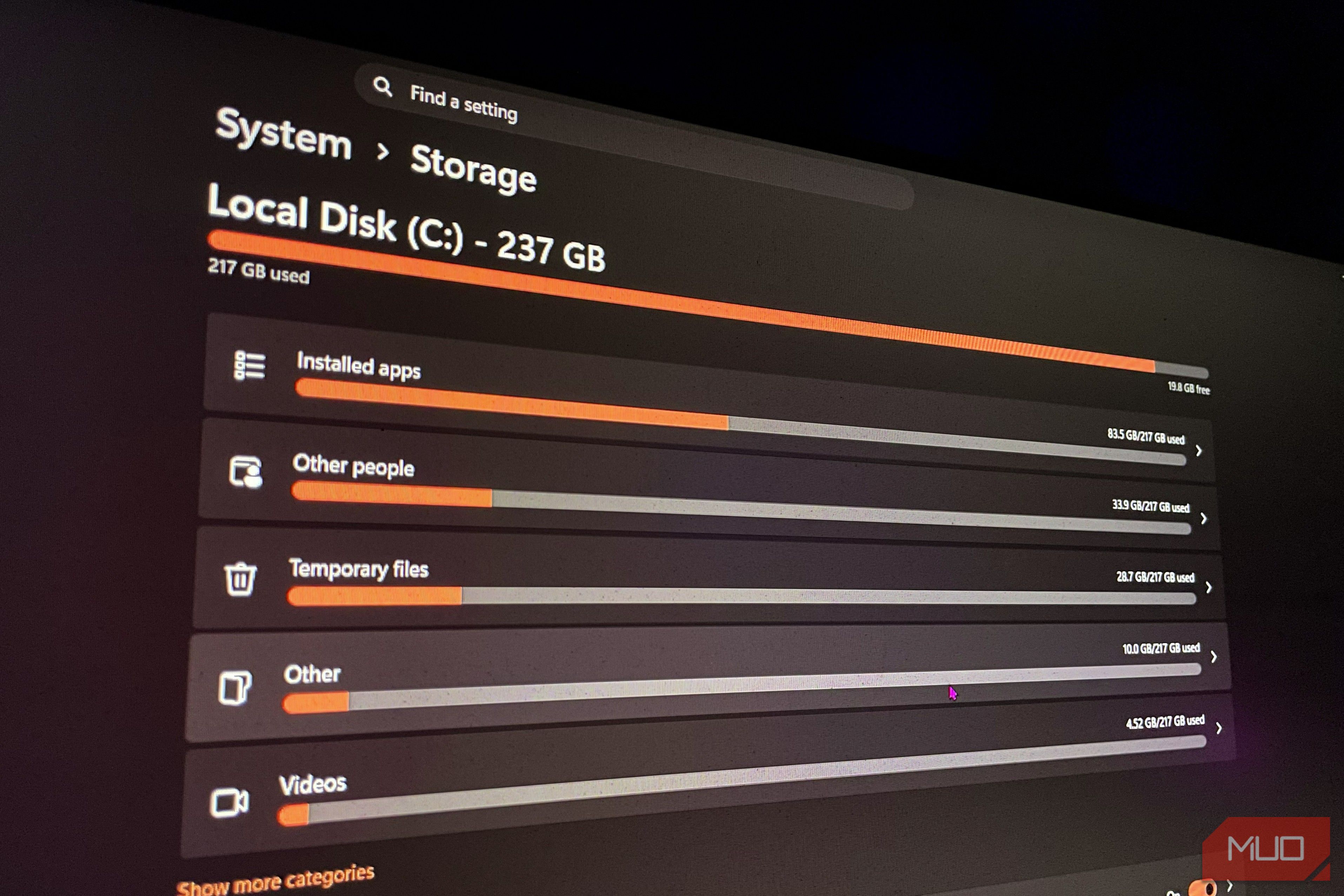I stopped partitioning my drive and freed up 36GB just by reorganizing