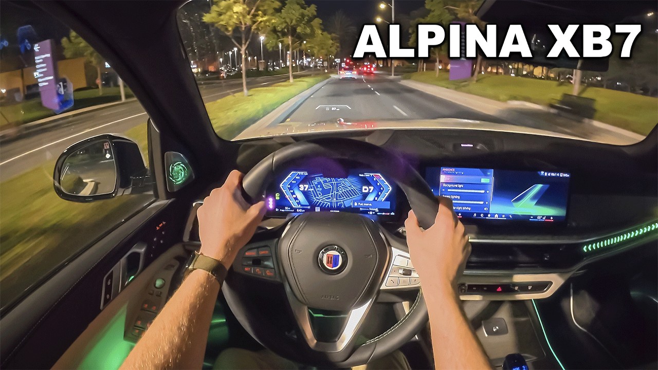 2026 Bmw Alpina Xb7 Pov Night Drive 3d Audio Asmr