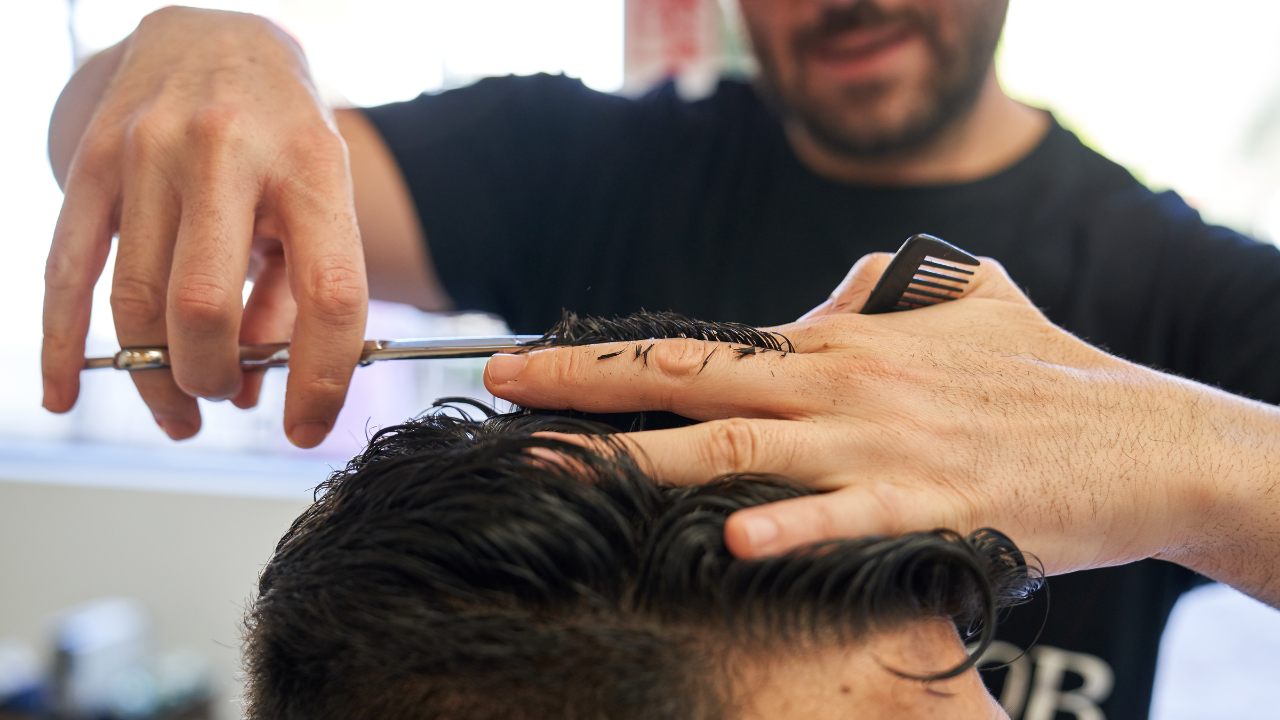 French crop for thinning hair: Cut works with receding hairline