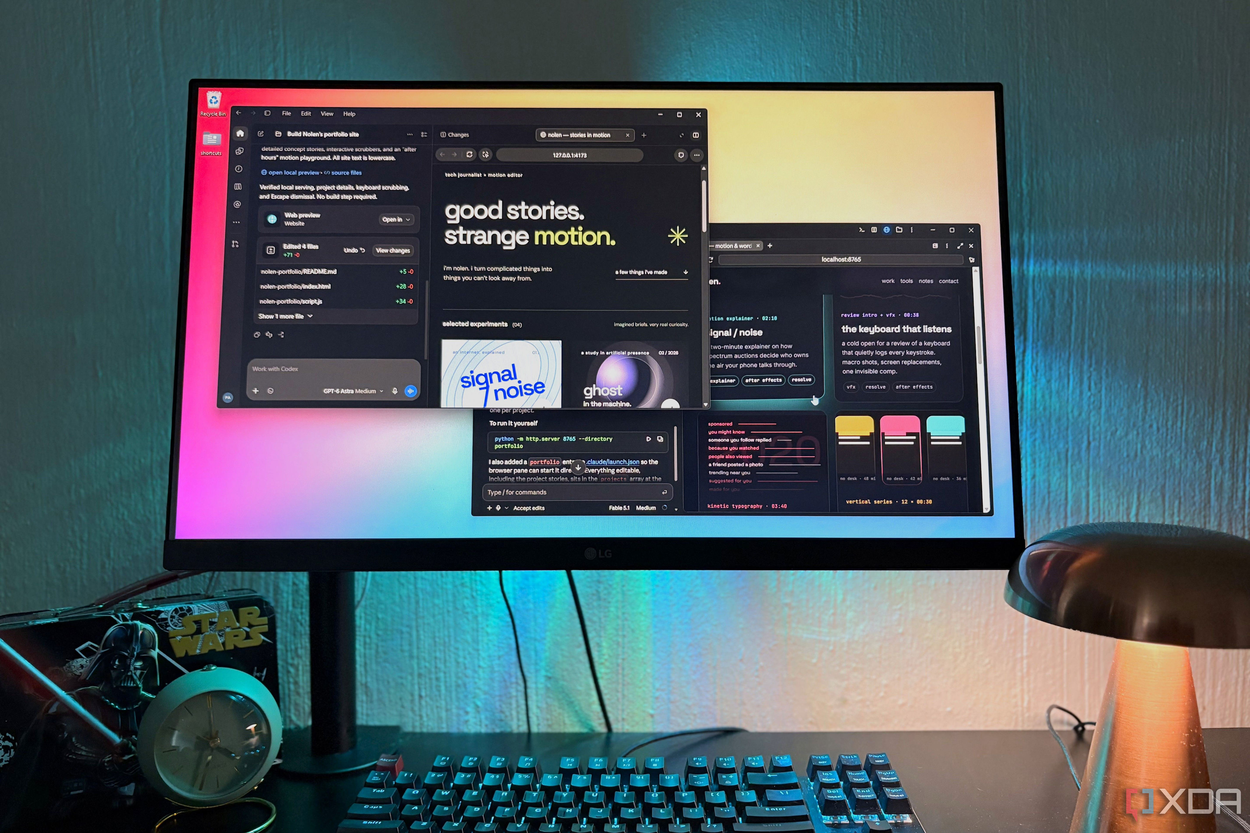 I used Fable 5.1 and GPT-6 Astra to build the same portfolio — the ...