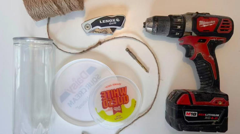 Ditch traditional bird feeders: upcycle a tennis ball tube with a smart DIY